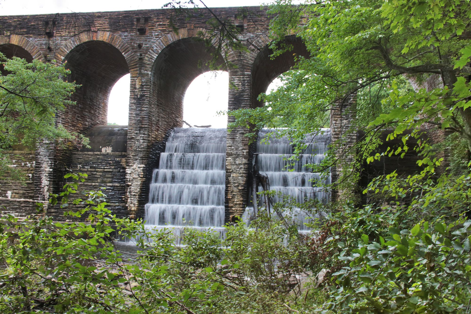 Byrd Creek Dam and Falls/Cumberland Mountain State Park Waterfall Under ...